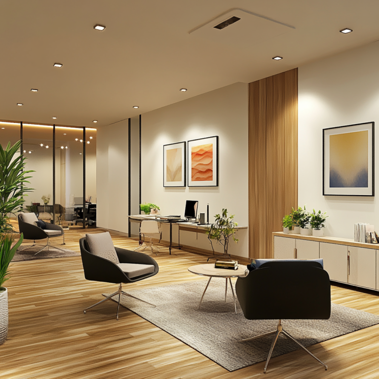 10 Simple and Stylish Office Decoration Ideas - dwellingdecorium.com